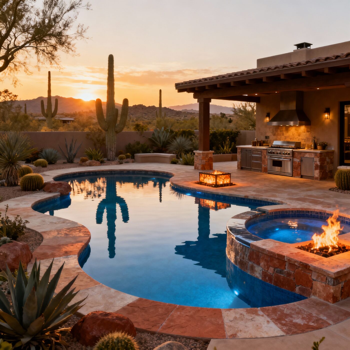 High End Backyard Transformation Ideas For Luxury Living Now | Sonoran ...